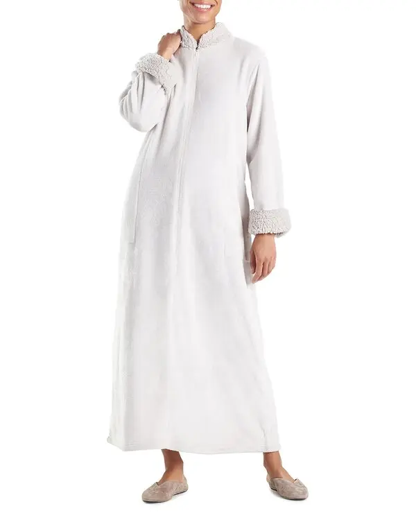 Natori Sherpa Zip Caftan