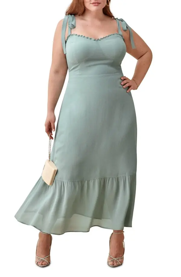 REFORMATION Nikita Midi Dress