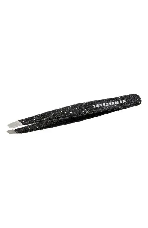 TWEEZERMAN Dusted Slant Tweezer - Onyx