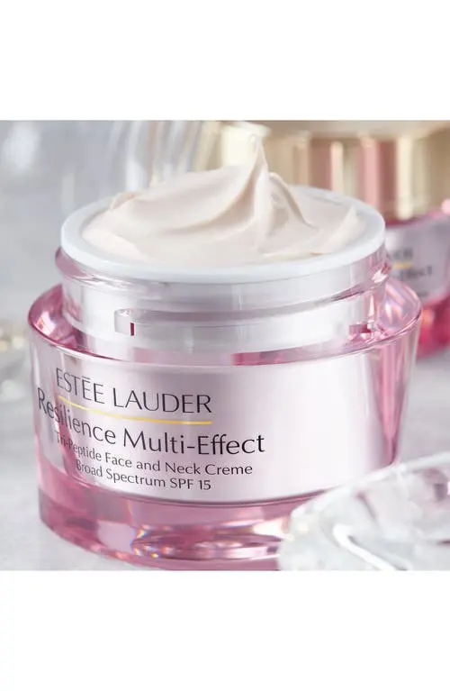 Estée Lauder Resilience Multi-effect Tri-peptide Face & Neck Cream Moisturizer Spf 15 For Normal/combination Skin - No Color