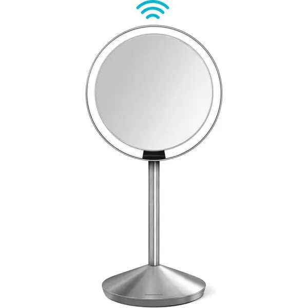 SIMPLEHUMAN 5-inch Mini Countertop Sensor Makeup Mirror - Silver