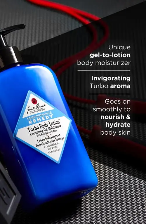 Jack Black Turbo Body Lotion Energizing Gel Moisturizer
