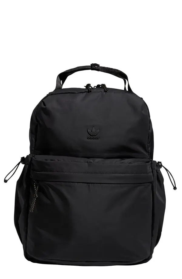 adidas eco black originals macro backpack Energy School for Laptop and Travel, 24L this backpack gives you smart storage and comfortable carry Adidas Originals Logo Macro Backpackblack