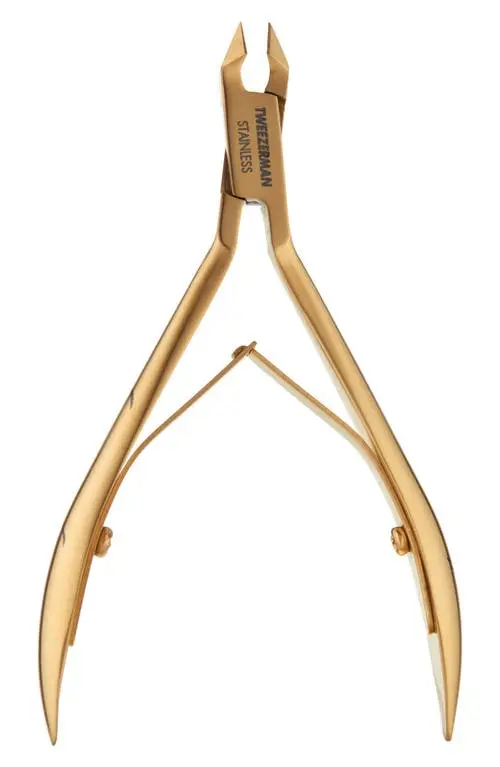 TWEEZERMAN Ultra Precision Cuticle Nipper - Gold