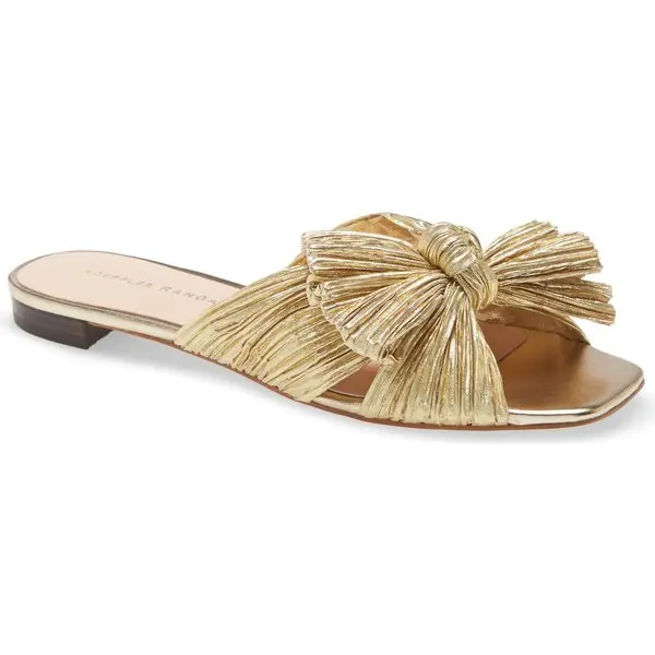 LOEFFLER RANDALL Daphne Slide Sandal - Gold