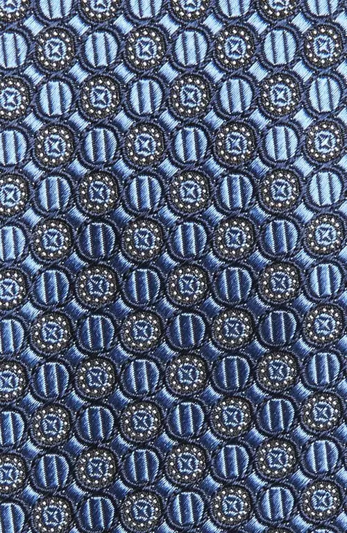 Nordstrom Medallion Silk Neck Tie - Navy