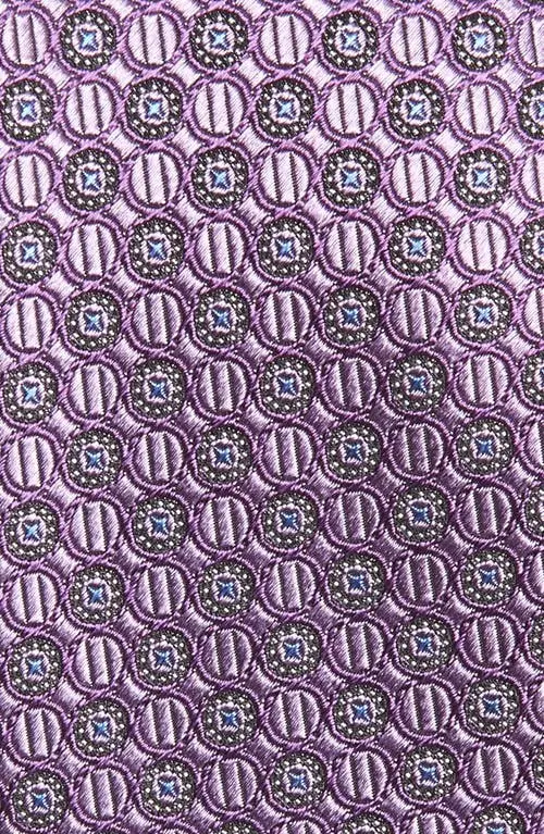 Nordstrom Medallion Silk Neck Tie - Purple