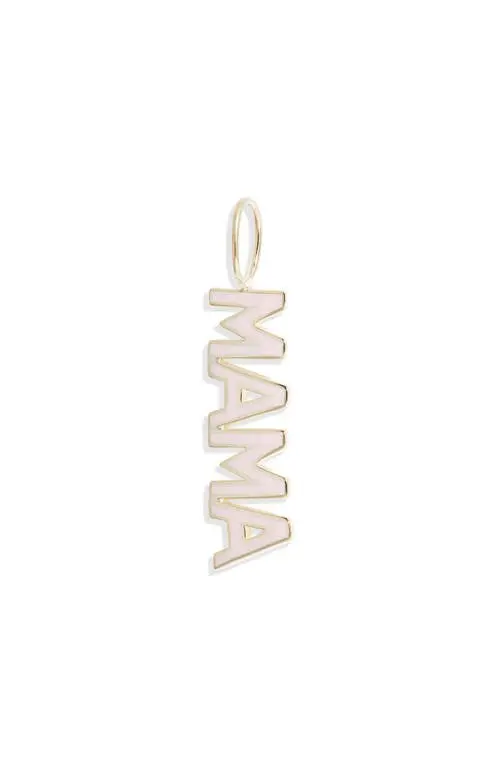 SHYMI Enameled Mama Charm - Gold/pink