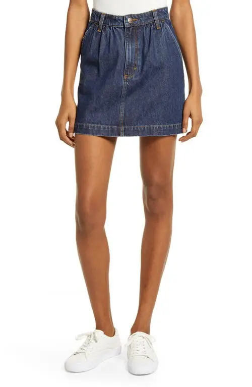 LEEM Denim Miniskirt