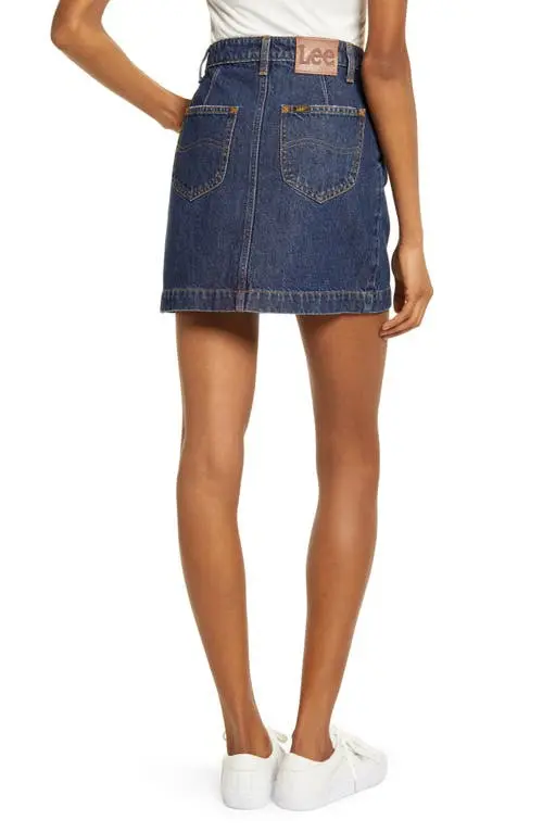 LEEM Denim Miniskirt