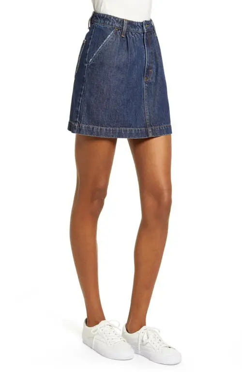 LEEM Denim Miniskirt