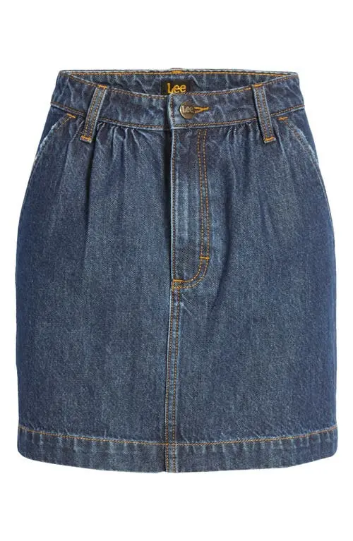 LEEM Denim Miniskirt