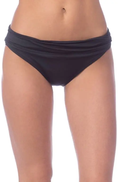 La Blanca Island Goddess Hipster Bikini Bottoms - Black