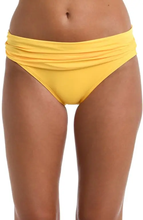 La Blanca Island Goddess Hipster Bikini Bottoms - Pineapple