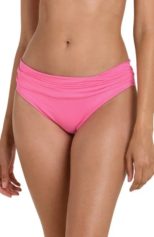 La Blanca Island Goddess Hipster Bikini Bottoms - Rose Pink