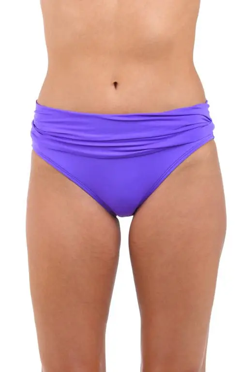 La Blanca Island Goddess Hipster Bikini Bottoms - Ultraviolet