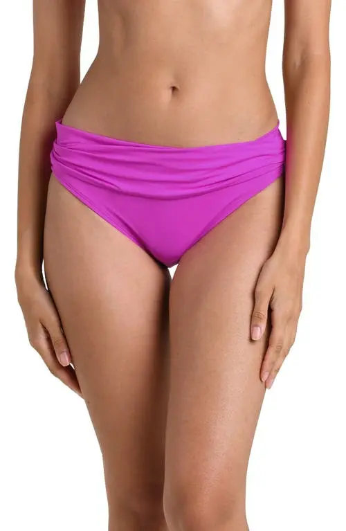 La Blanca Island Goddess Hipster Bikini Bottoms - Violet