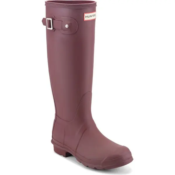 Hunter Original Tall Boots - Dark Red