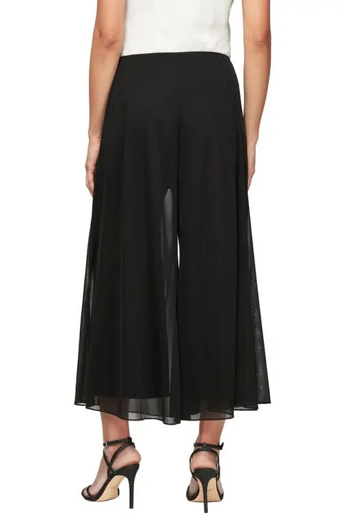 Alex Evenings Crop Wide Leg Pants