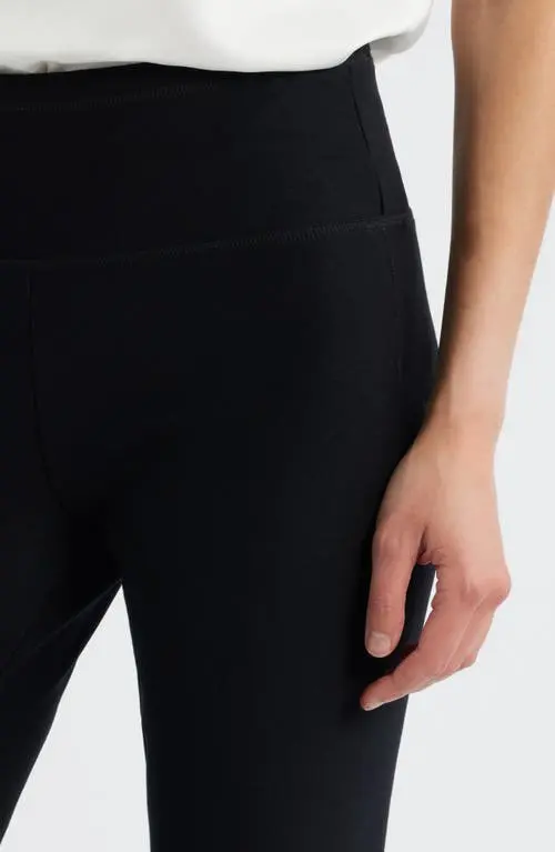 Hue High Waist Denim Leggings - Black