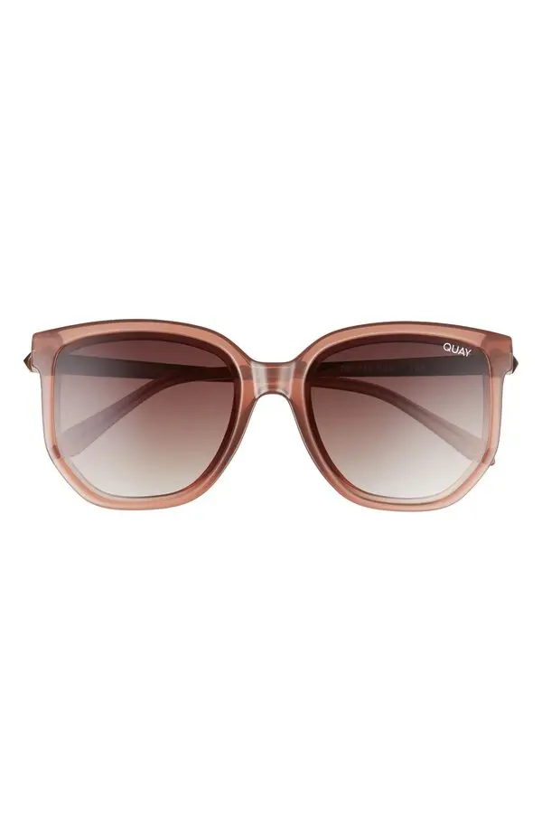 Quay Australia Coffee Run 54mm Polarized Gradient Cat Eye  display picture 3