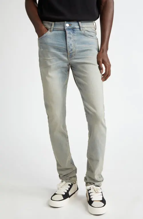 Amiri Stack Slim Fit Jeans - Antique Indigo