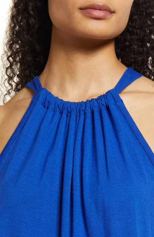 Loveappella Halter Neck Tank - Cobalt