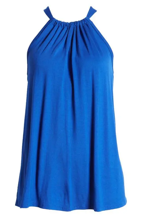 Loveappella Halter Neck Tank - Cobalt