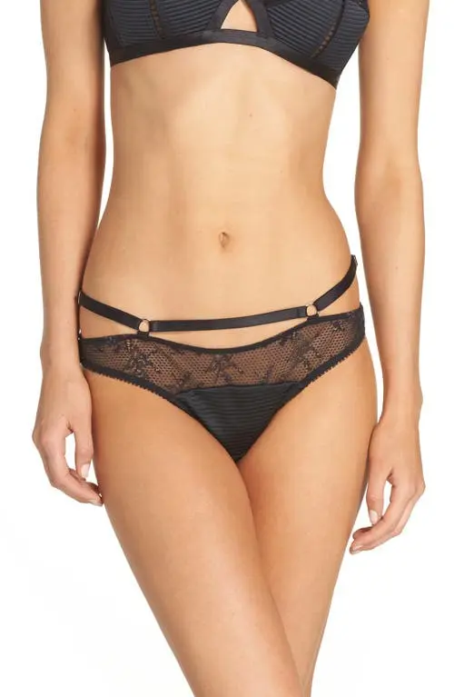 DITA VON TEESE Madame X G-string Thong - Black
