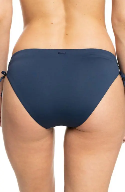 Roxy Beach Classics Side Tie Hipster Bikini Bottoms - Mood Indigo