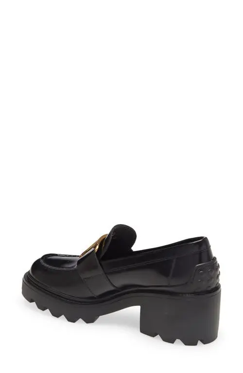 TOD'S Buckle Moc Toe Loafer