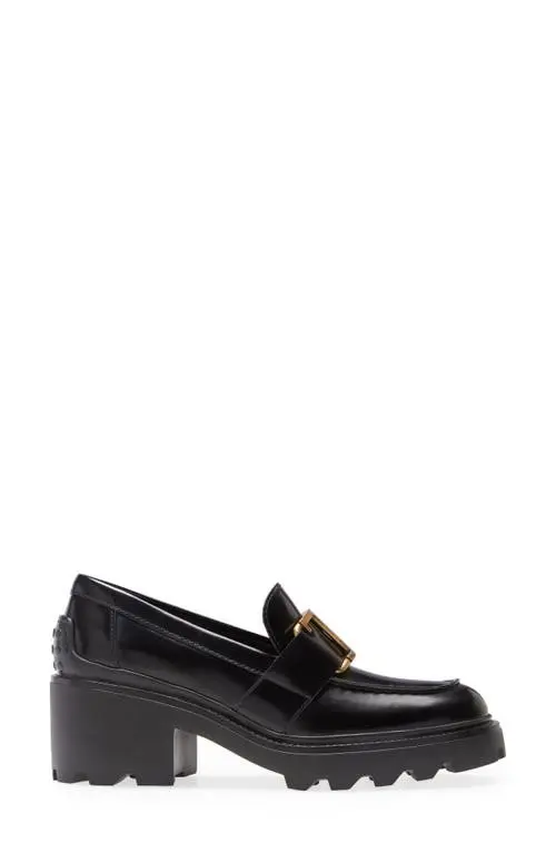 TOD'S Buckle Moc Toe Loafer