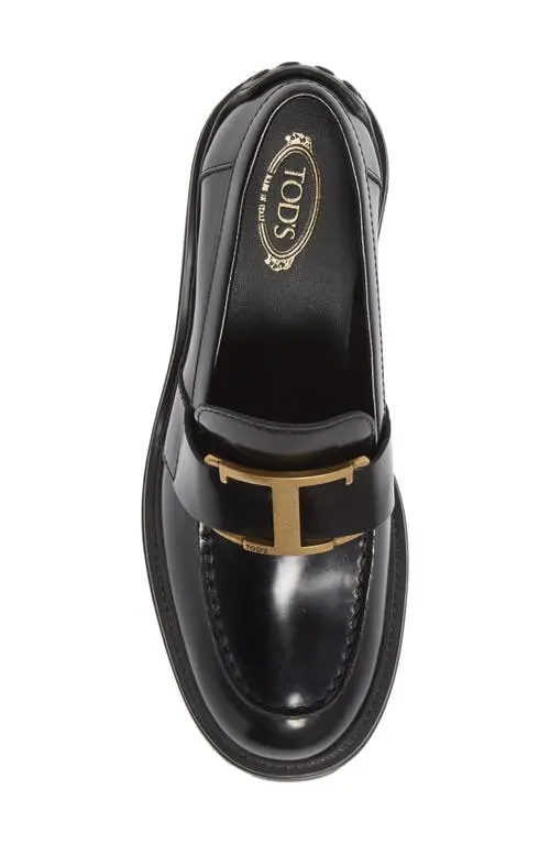 TOD'S Buckle Moc Toe Loafer