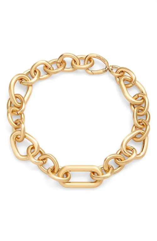 Cult Gaia Reyes Chain Necklace - Brushed Brass