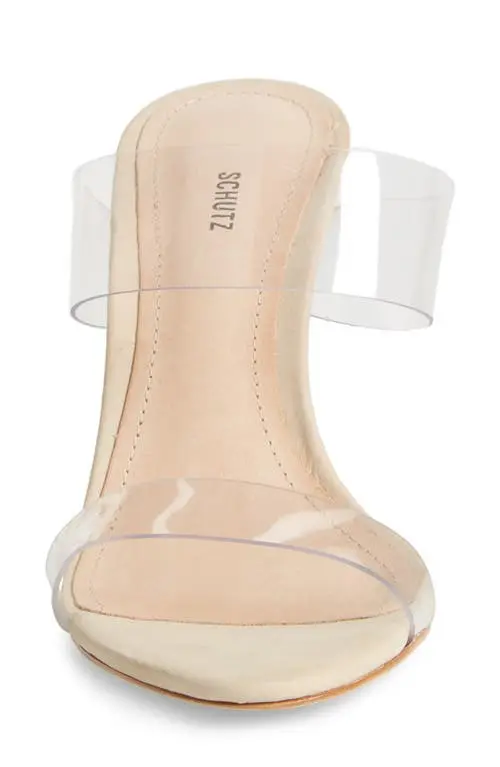 Schutz Ariella Stiletto Sandal - Transparent