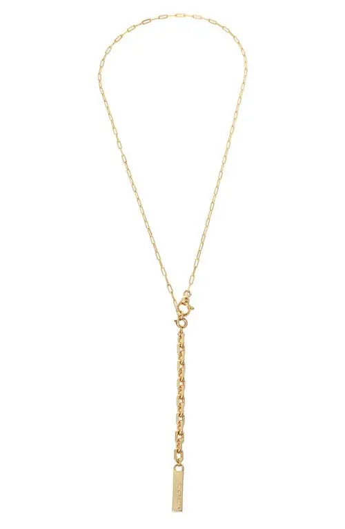 ALLSAINTS Paper Clip Convertible Chain Necklace - Gold