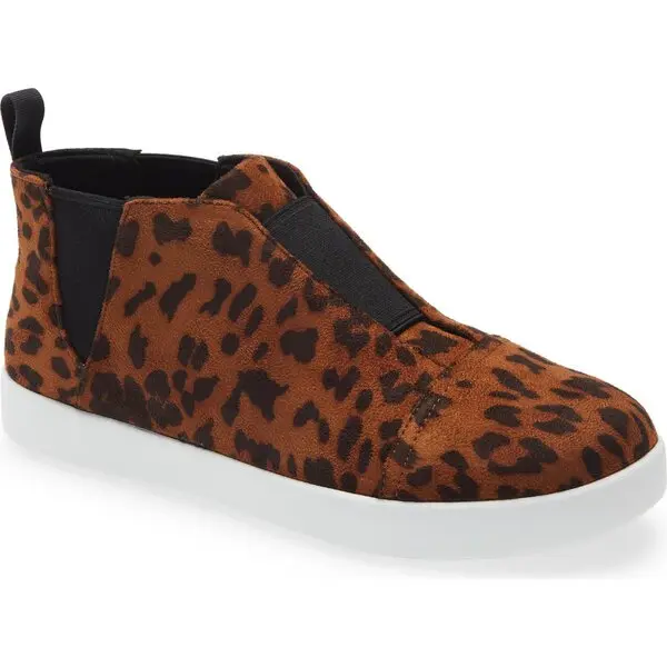 ALEGRIA BY PG LITE Parker Pull-on Platform Sneaker - Leopard Print Leather