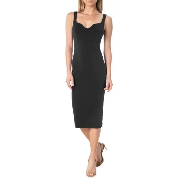 Dress The Population Sloane Sleeveless Sheath Dress - Black
