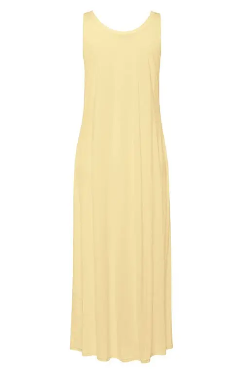 Hanro Cotton Deluxe Long Gown - Vanilla Highlight