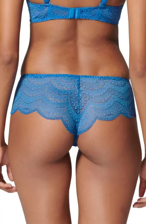 Simone Perele Karma Lace Boyshorts - Myosotis Blue