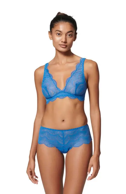 Simone Perele Karma Lace Boyshorts - Myosotis Blue