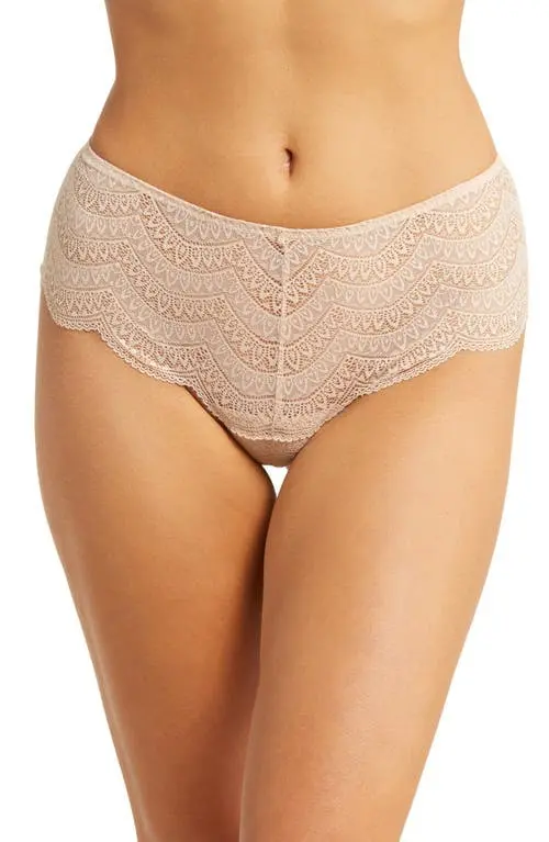Simone Perele Karma Lace Boyshorts - Peau Rose