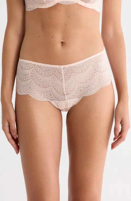 Simone Perele Karma Lace Boyshorts - Petal Powder
