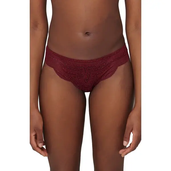 Simone Perele Karma Lace Tanga - Spinel Red