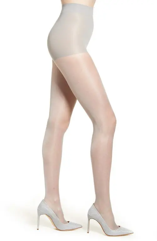 Natori Shimmer Sheer Tights - Silver