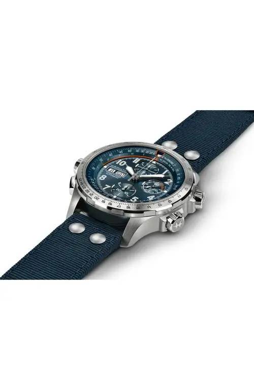 Hamilton Khaki Aviation X-wind Automatic Chronograph Strap Watch