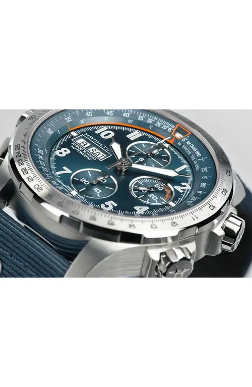 Hamilton Khaki Aviation X-wind Automatic Chronograph Strap Watch