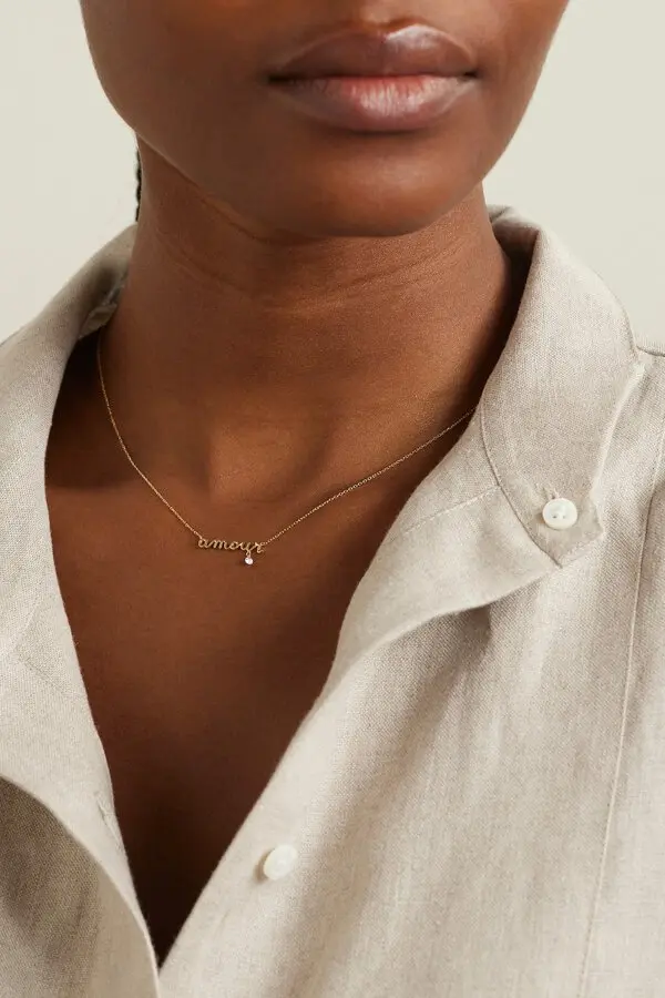 PERSEE Amour 18-karat Diamond Necklace