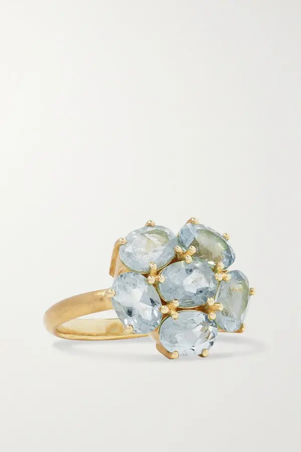Irene Neuwirth Gemmy Gem 18-karat Aquamarine Ring - Blue