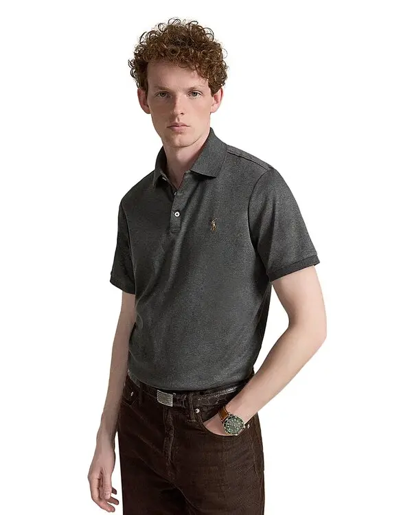 Polo Ralph Lauren Soft Cotton Polo Shirt - Grey Heather